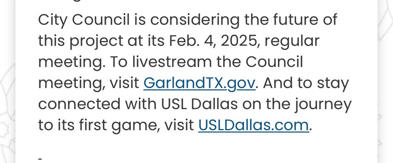 Details emerge on USL-Dallas stadium in Garland - 3rd Degree