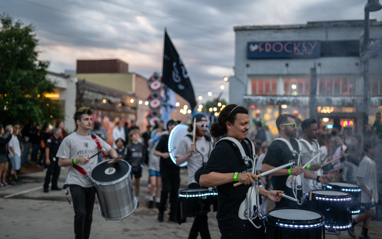 Photos: The Atlético Dallas brand reveal event from Garland City Square ...