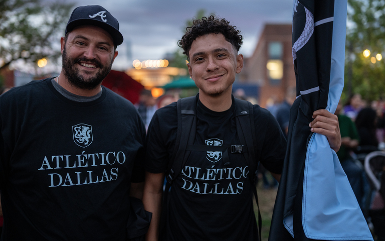 Photos: The Atlético Dallas brand reveal event from Garland City Square ...